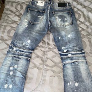 DOPE | Jeans | Dope Blue Distress Jeans | Poshmark